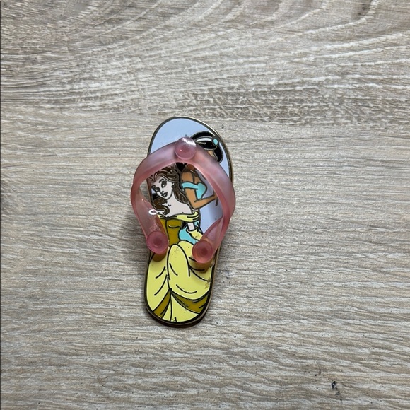 Disney | Jewelry | Disney Princess Flip Flop Pin | Poshmark
